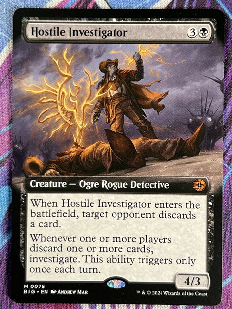 Hostile Investigator Big Extended Art Bootleg Mage