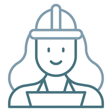 Premium Vector Qa Engineer Female Duotone Illustration