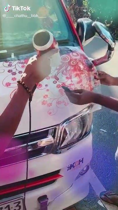 වෑන් වලට ස්ටිකර් ගහන හැටි Youtube