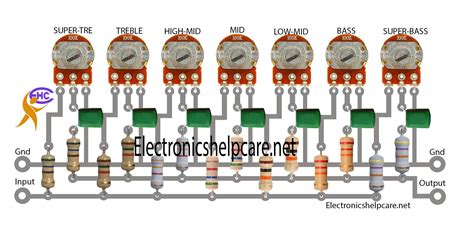 Equalizer Circuit Diagram 7band Electronics Help Care