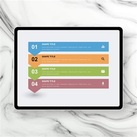Vertical List Step Powerpoint Templates Powerpoint Free