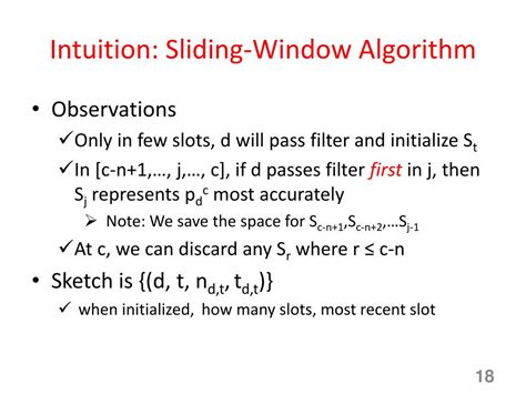 Ppt Space Efficient Tracking Of Persistent Items In A Massive Data Stream Powerpoint