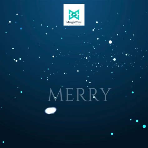 [video] Mergerware On Linkedin May Your Days Be Merry And Bright Merry Christmas And A Happy