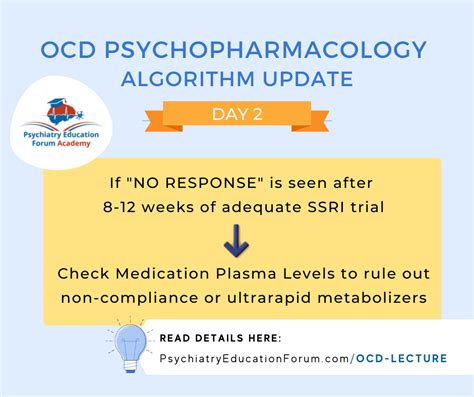 Ocd Psychopharmacology Algorithm 3 Days Lecture Series Psychiatry Ocd Psychopharmacology Algorithm 3 Days Lecture Series Psychiatry