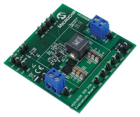 ADM00434 Microchip Evaluation Board For 300kHz High Speed Synchronous Buck Controller