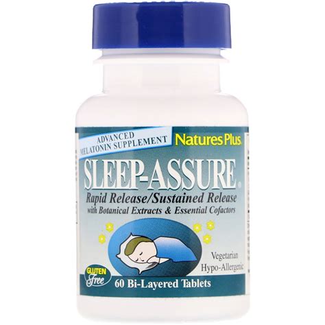 Natures Plus Sleep Assure 60 Bi Layered Tablets Byclue