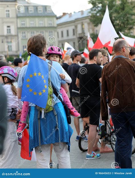 Another Day In Cracow Thousands Of People Protest Against Violation The