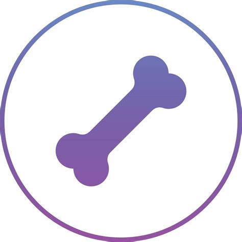 Bone Vector Icon 38121846 Vector Art At Vecteezy