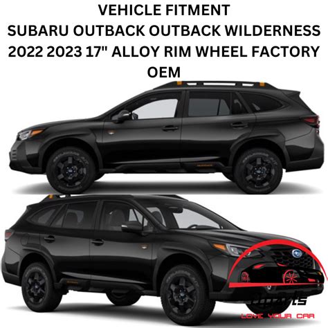 Subaru Outback Outback Wilderness 2022 2023 17 Alloy Rim Wheel Factor