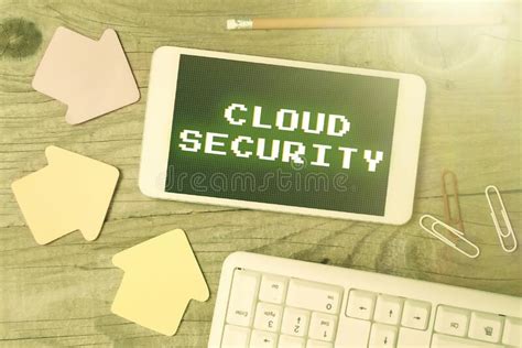 Conceptual Display Cloud Security Business Approach Imposing A Secured System Of Existing Data