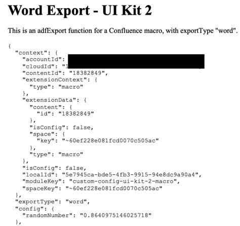 How To Invoke Data For Adfexport In Confluence Forge Ui Kit Forge The Atlassian Developer