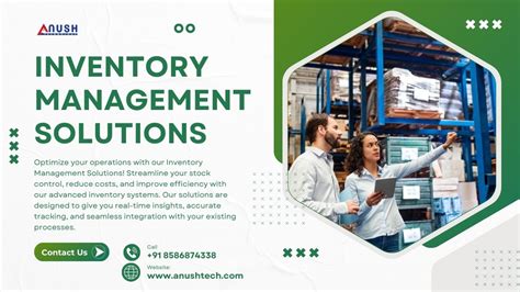 Inventory Management Erp Optimize Stock Orders And Supply Chain Anush Technology