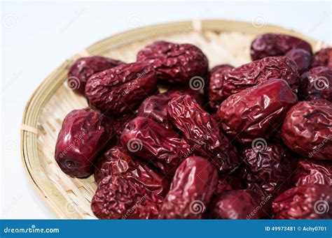 Dry Red Jujubes Stock Image Image Of Chinese Juicy 49973481