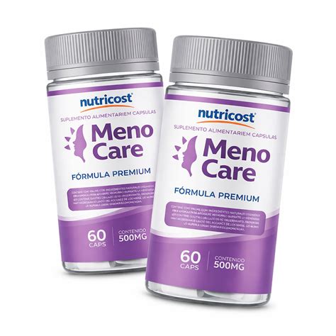 Kit 2 Meno Care Premium 60 Cápsulas Suplemento Alimentar Menocare