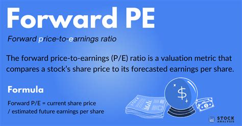 Forward P E Ratio Definition Vs Trailing And Formula Stock Analysis