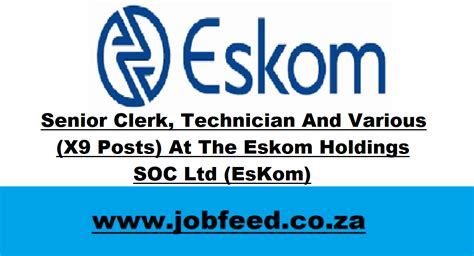 Eskom Vacancies 2024 X9 Posts Za Za