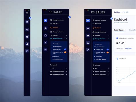 Dual Tier Sidebar Navigation By Ekta Sutariya On Dribbble