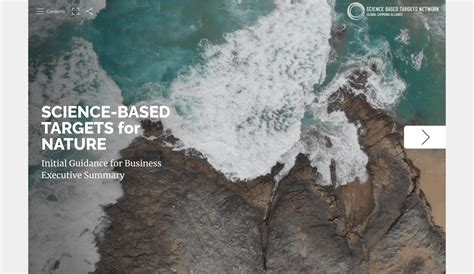 Science Based Targets Network Releases Updated Guidance For Science Based Targets On Nature