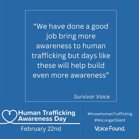 Human Trafficking Awareness Day Voicefound