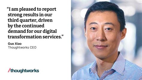 Thoughtworks On Linkedin Earlier Today Our Ceo Xiao Guo And Cfo