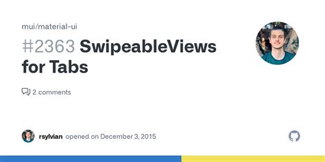 Swipeableviews For Tabs · Issue 2363 · Muimaterial Ui · Github