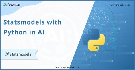 statsmodels with python in ai why statsmodels in ai by pysquad medium