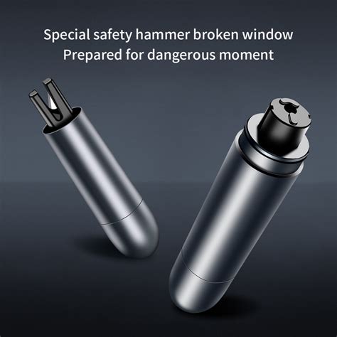 Badu Bg Чук за безопасност на колата Разбивач на прозорци за аварийни стъкла Резачка за