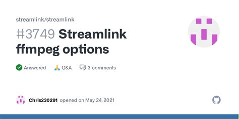 Streamlink Ffmpeg Options Streamlink Streamlink Discussion 3749
