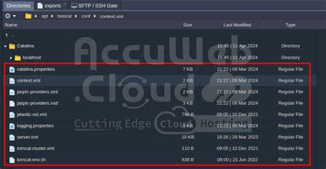 Manage Container Files With AccuWeb Cloud S Configuration