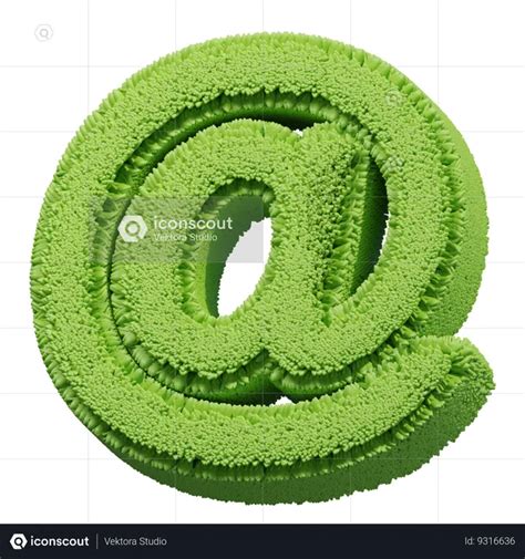 Grass Shape At Sign Logo 3d Icon Download In Png Obj Or Blend Format