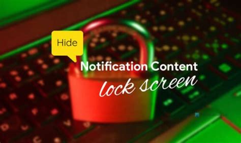 How To Hide Notification Content On Lock Screen On Windows 11