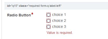 Using Javascript To Make Radio Buttons Required Laserfiche Answers