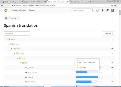 Translation Spanish Nodejs 1026 Words Part 2