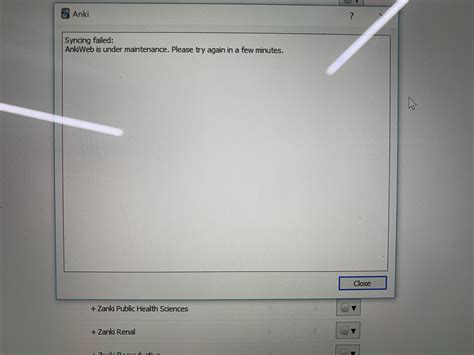Syncing Failed Anki Web Under Maintenance Is It A Common Thing Or