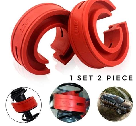 Car Spring Buffer Power Cushion Buffer Coil Spring Rubber Damper Size A 1 Set 2 Piece Lazada