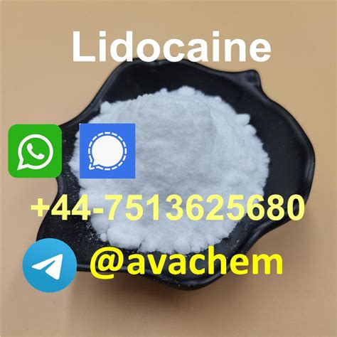 Lidocaine Base Lidocaine Powder Lidocaine Price Whatsapp Singal 44 7513625680 Telegram Avachem
