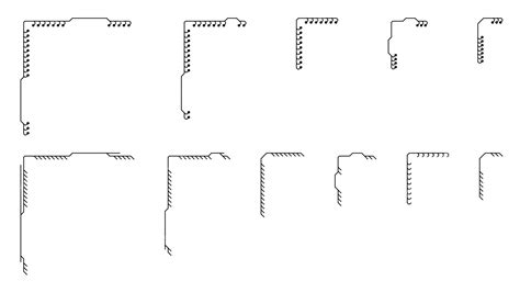 Premium Vector Set Of Tech Corner Isolated On White Background Design Element