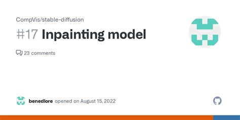 Inpainting Model Issue Compvis Stable Diffusion Github