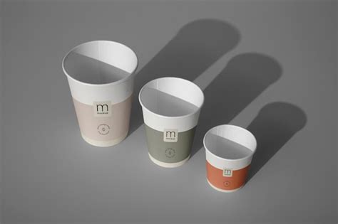 일회용 일회용 컵 모형 무료 Psd 파일