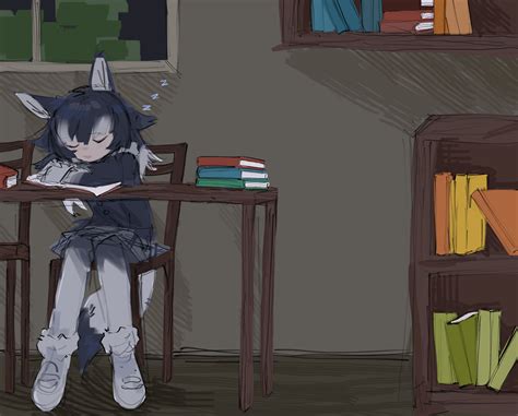 Grey Wolf Kemono Friends Drawn By Ptyynghere Danbooru