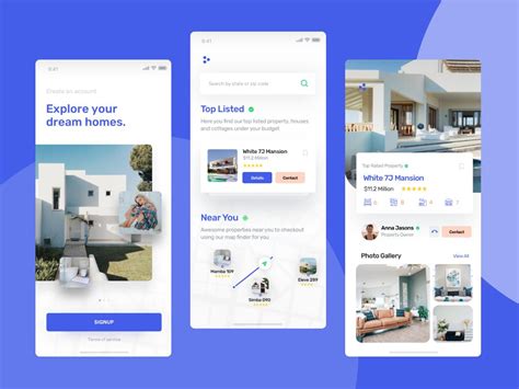 房产app Ui Sketch素材下载 全景酷逊素材