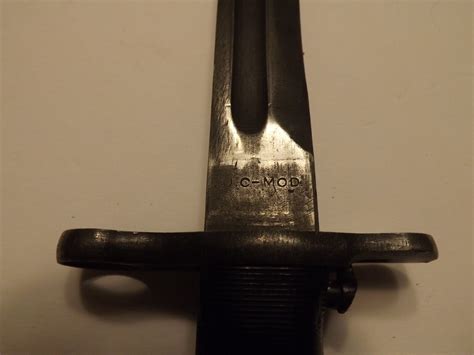 Us Original Wwii Cut Down Spearpoint Orig Ufh 1943 Bayonet Wscabbard