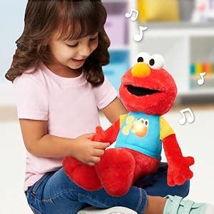 Sesame Street 13 Inch Sing Along Plush Elmo With Lights And