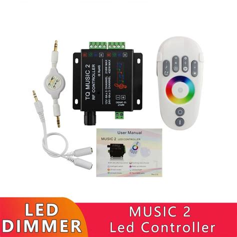 18a Rgb Strip Light Music Controller Touch Rf Wireless Remote Led Controller