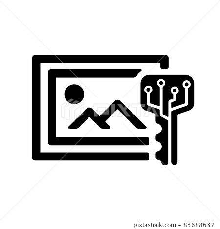 NFT 藝術 NFT 技術矢量圖標說明 插圖素材 83688637 PIXTA圖庫