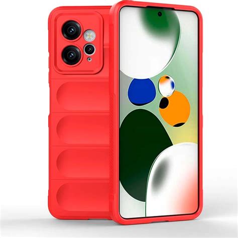 Funda De Silicona Xiaomi Redmi Note G Wave Rojo
