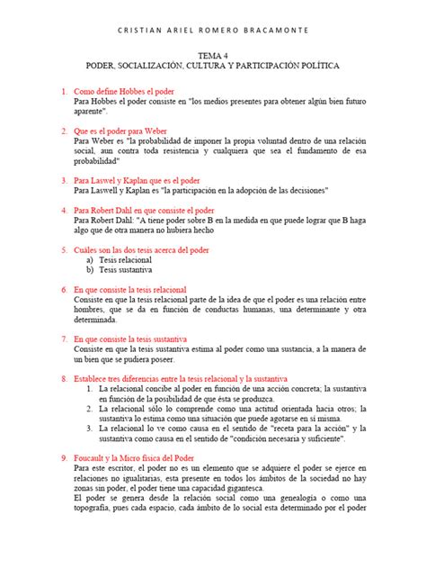 Tema 4 Pdf Legitimidad Política Ideologías