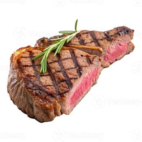 Juicy Grilled T Bone Steak With Seared Grill Marks 65395370 Png
