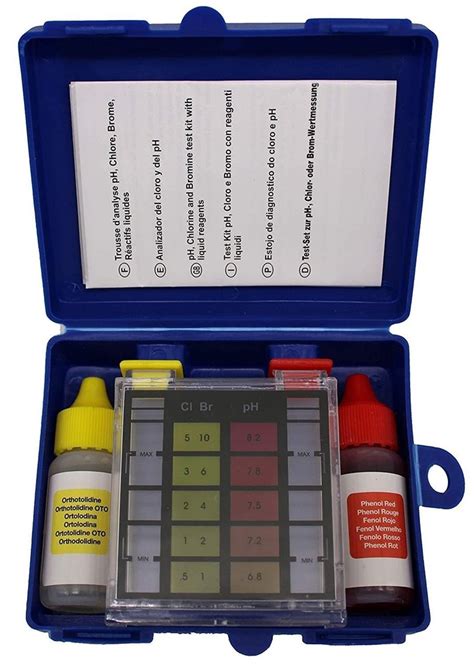 Blue Box Pvc Box Swimming Pool Testing Kit For Chlorine Test And Ph Test At Rs 550box In