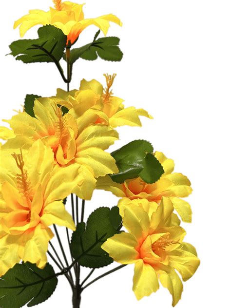 Букет Гібіскуса 9 голів Штучні квіти оптом